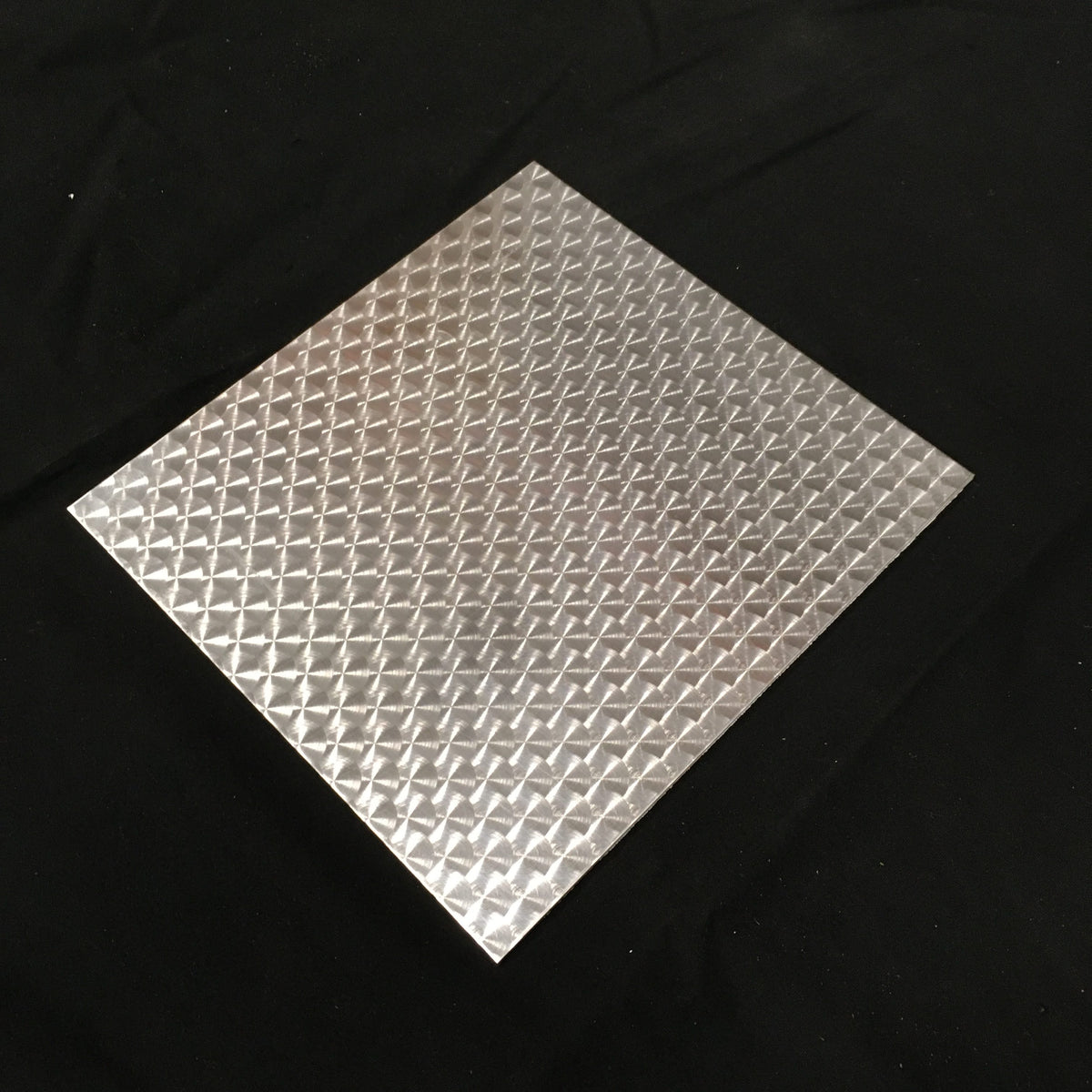 Engine Turned Sheet Metal | 6" x 6" Sample Piece | Twisted Road Customs